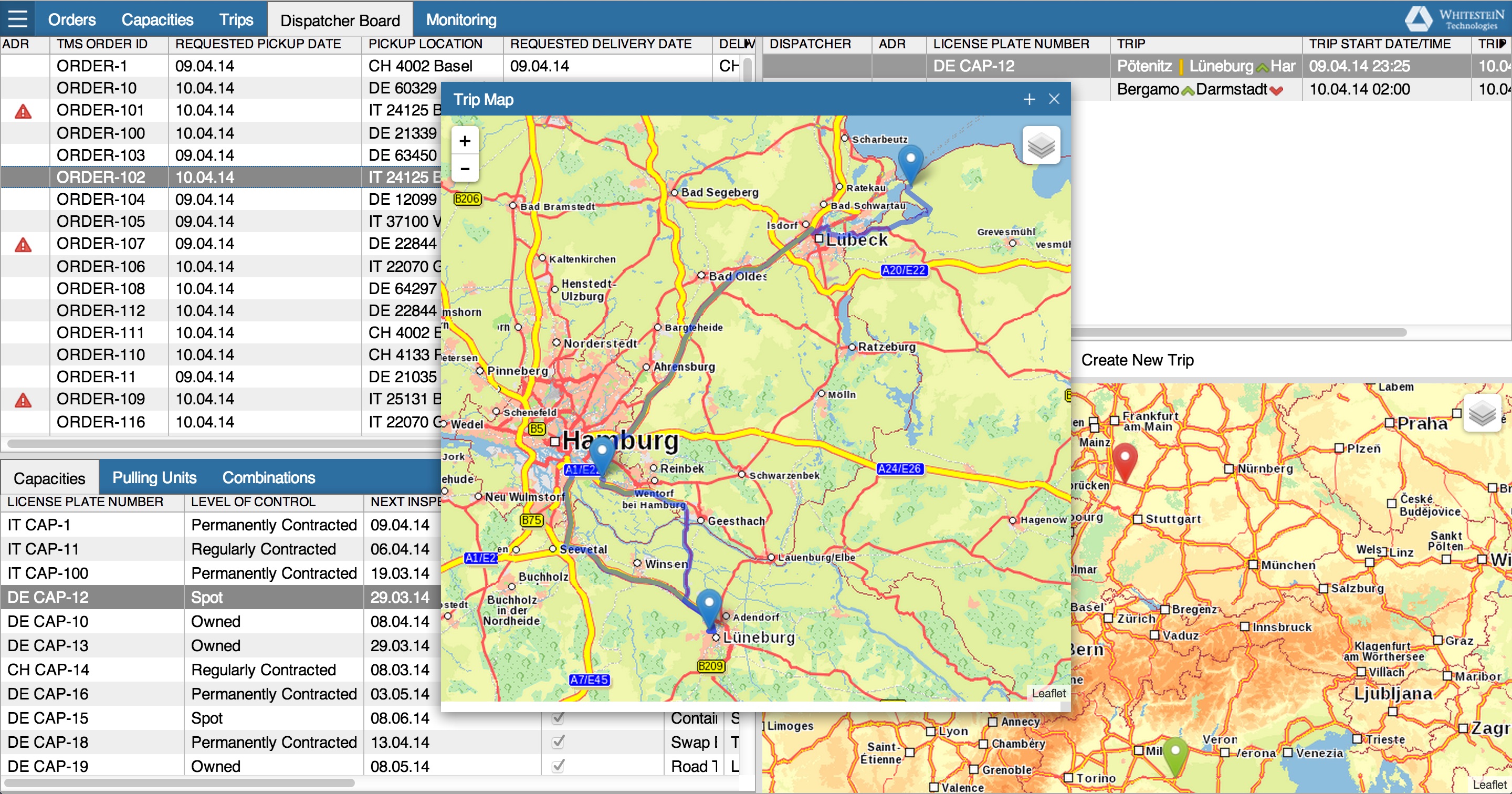 Logistics Whitestein Technologies